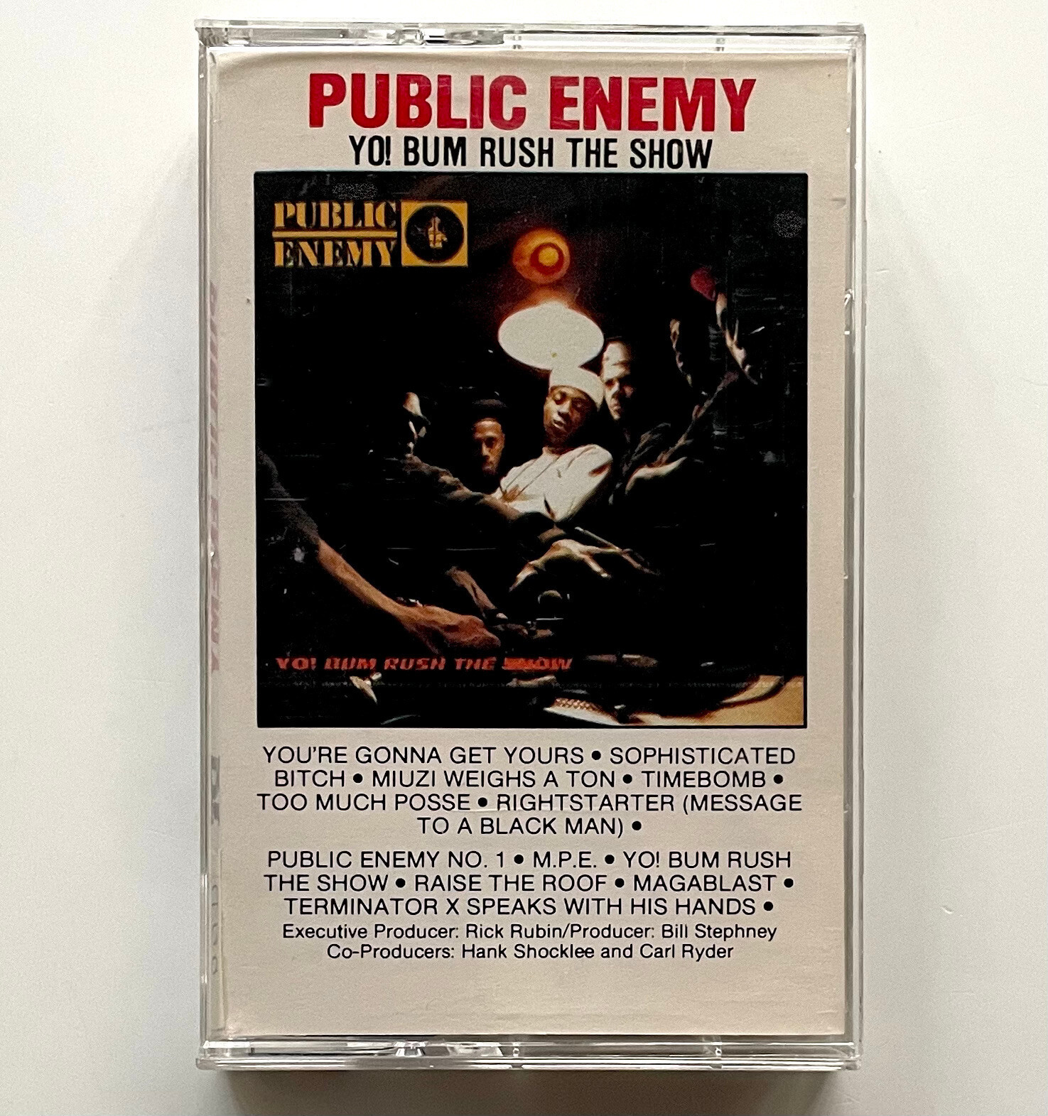 Vtg 1987 PUBLIC ENEMY Album YO BUM RUSH THE SHOW Lp Cassette TESTED ...