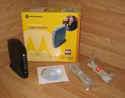 Motorola SURFboard (SB5120) 38.91 Mbps Cable Modem w/ Installation CD ...