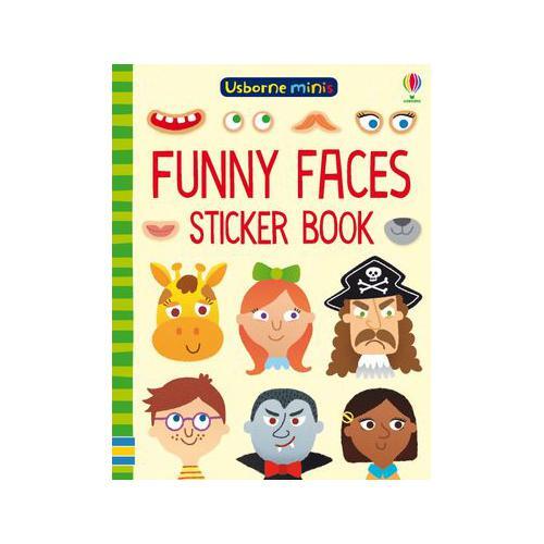 Usborne - Mini Books Funny Faces Sticker Book 9781474947664 | eBay ...