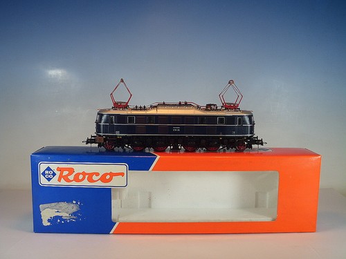 Roco H0 43729 E-Lok E 18 06 blau 6-achsig der DB OVP #7903 | eBay
