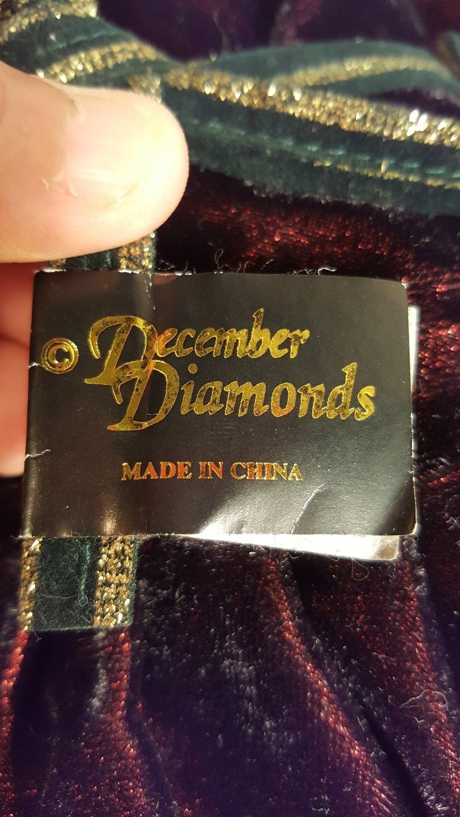 VTG RARE December Diamonds 24" Resin Mr & Miss Poseable Reindeer Dolls ...