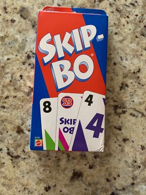 Mattel Skip-Bo Card Game Complete 2-6 Players Ages 7+ 2003 42050 New ...