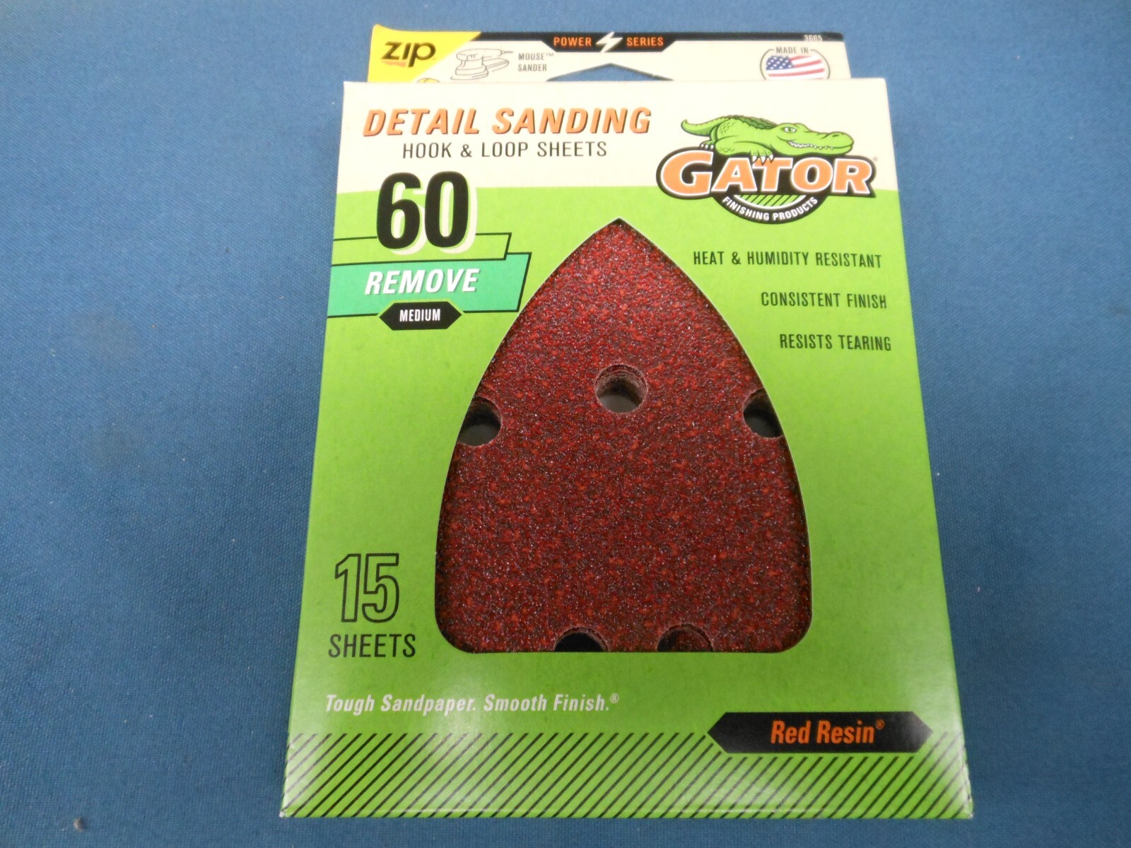 Gator Mouse Refill 60 Grit 15pk Aluminum Oxide 60-Grit Detail Sandpaper ...