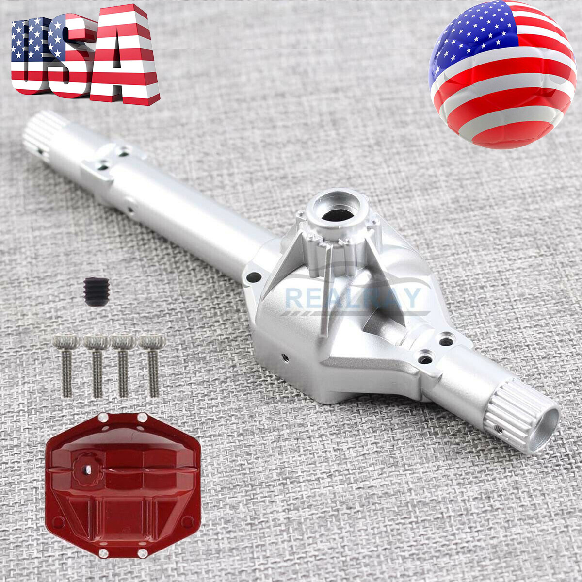 Alloy Front / Rear Axle Housing For Axial Wraith YETI AR60 RR10 1/10 1: ...
