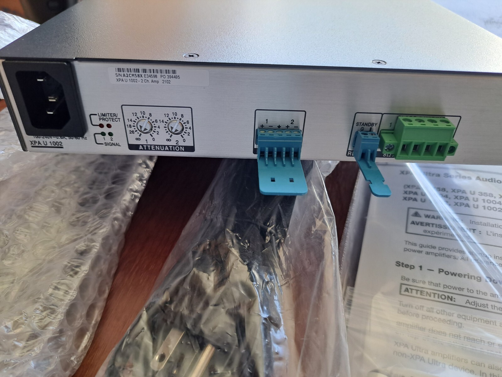 Extron XPA 1002 2-channel 200w Audio Power Amplifier for sale online | eBay