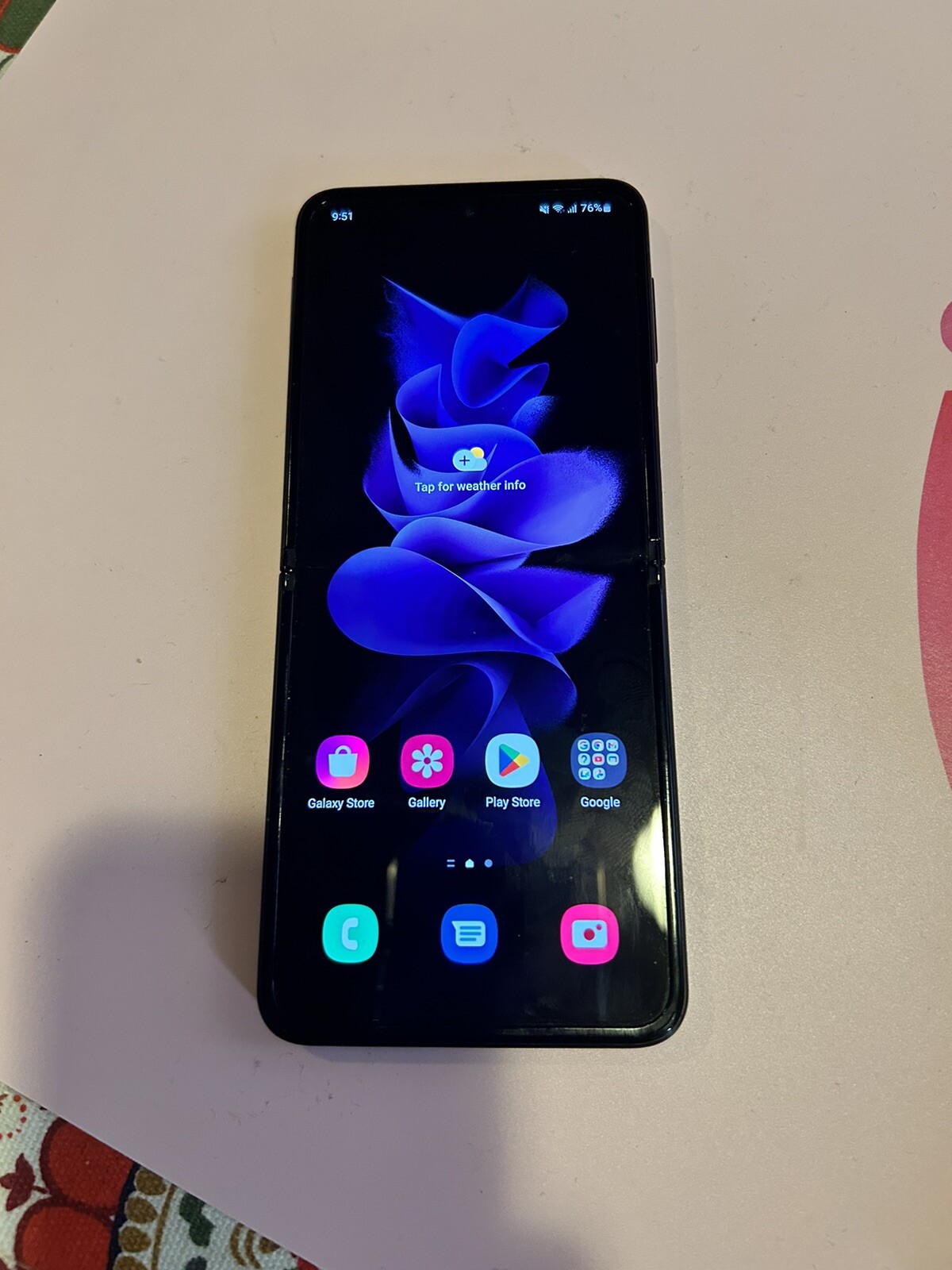 Samsung Galaxy Z Flip3 5G SM-F711B - 128GB - Phantom Black (Unlocked ...