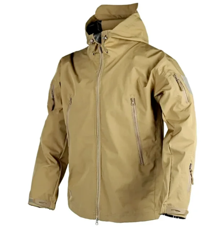 Men's Tactical Jacket Waterproof Soft Shell Military Warm Outdoor Work ...