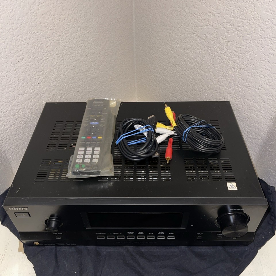 Sony STR-DH520 HDMI 7.1 Ch Home Theater Surround Sound Receiver Bundle ...