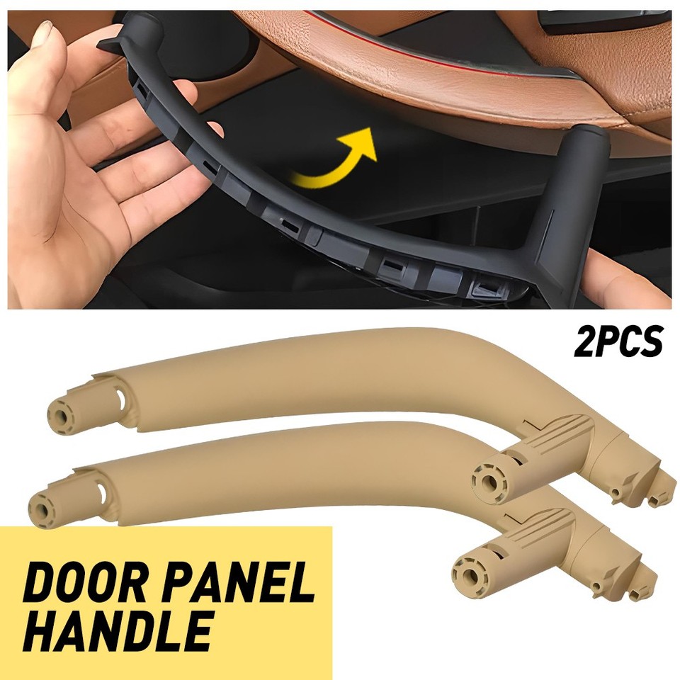 2X Interior Right Door Panel Handle Beige Front & Rear For 2014-2018 ...