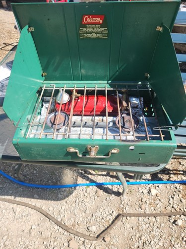 Vintage Coleman 2 Burner Camping Stove 413G Very Clean 1966 | eBay
