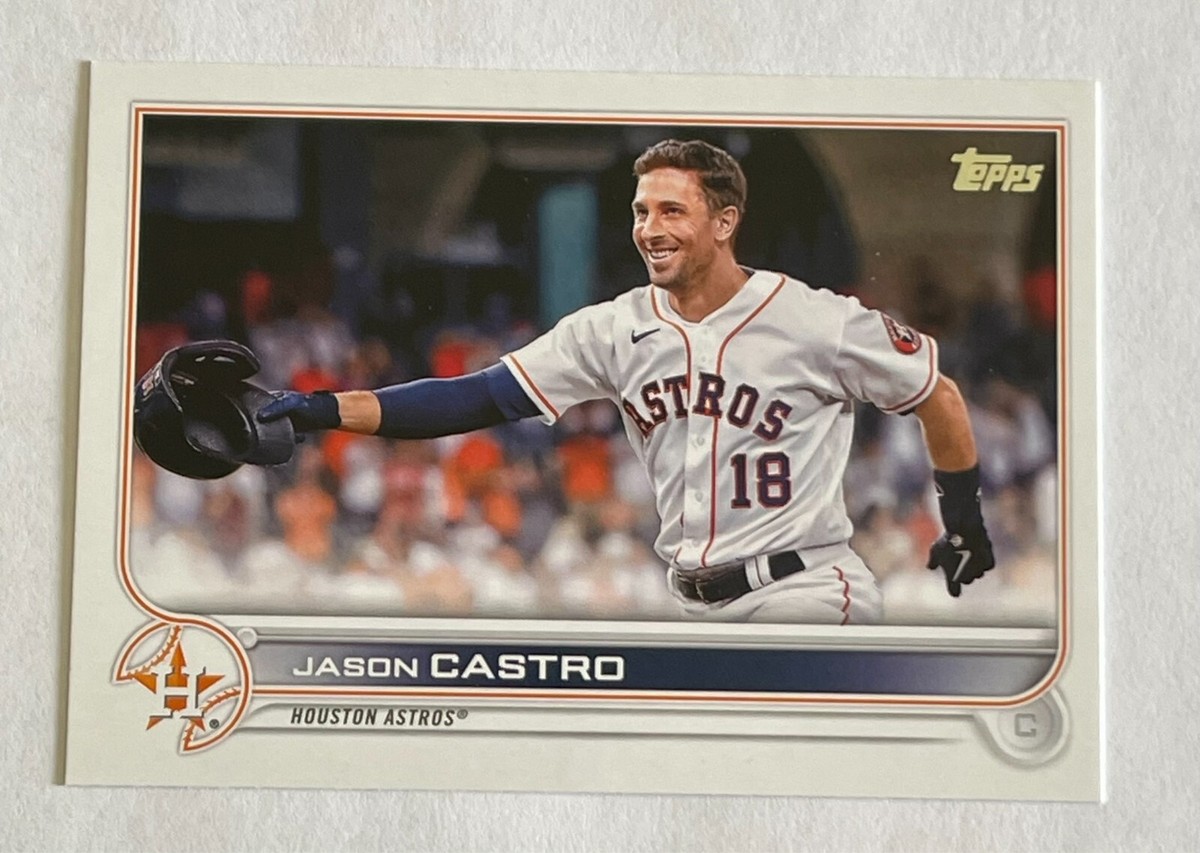 Jason Castro 2024 Astros 2021 TOPPS JASON CASTRO #620 CATCHER HOUSTON