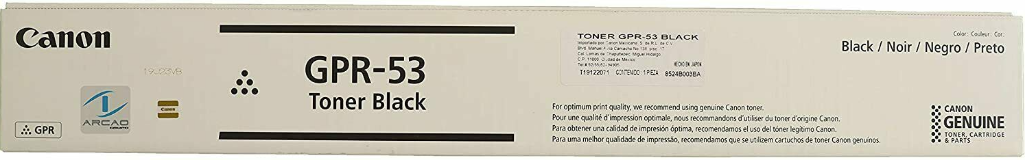 Canon GPR-53 Black Standard Yield Toner Cartridge 13803243734| eBay