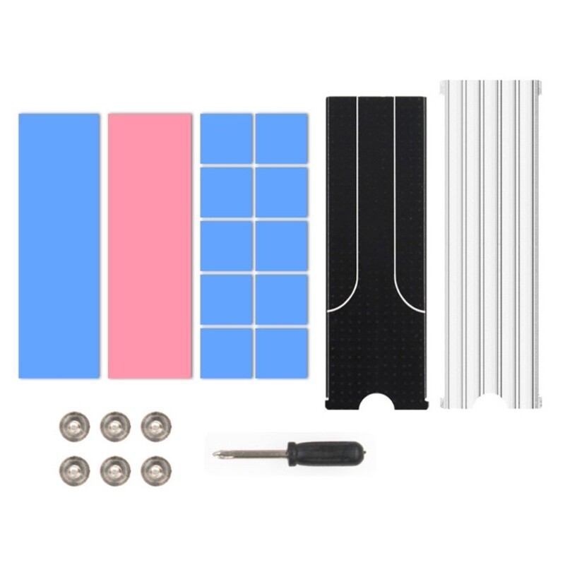 M.2 Copper Heat Sink Double-Sided Heatsink Hard Disk Cooling Sticker ...