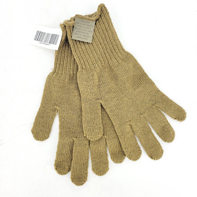 USGI Military Wool Cold Weather Glove Insert Liner MEDIUM Brown 8415-01 ...