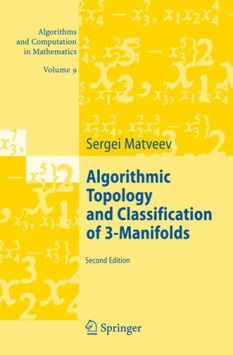 Algorithms and Computation in Mathematics Ser.: Algorithmic Topology ...