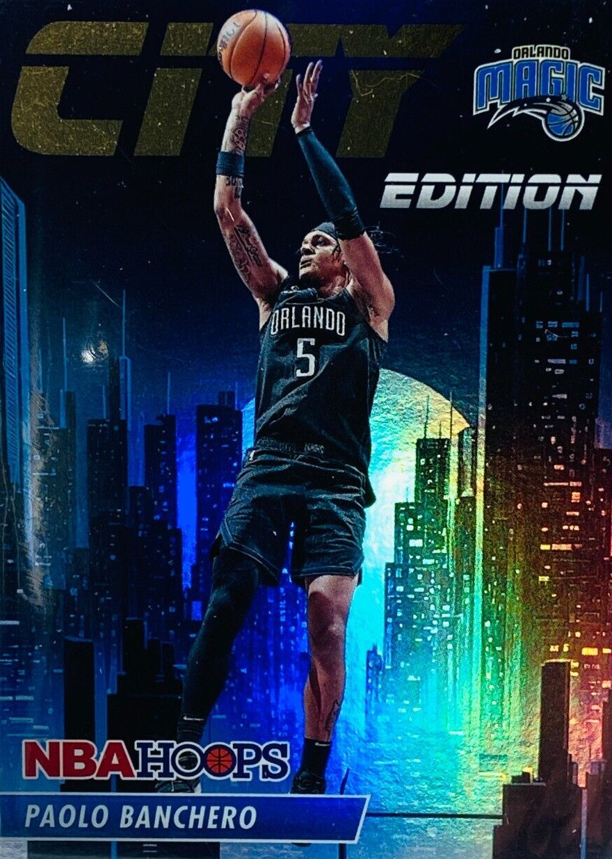 2023-24 Panini NBA Hoops - City Edition Holo #24 Paolo Banchero for ...