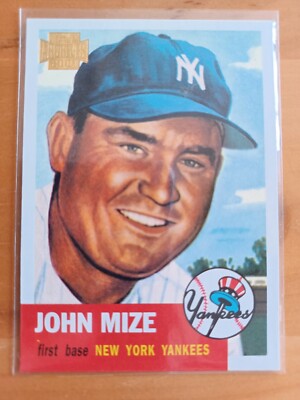 Johnny Mize 2001 Topps Archives 1953 RPNT SP | eBay