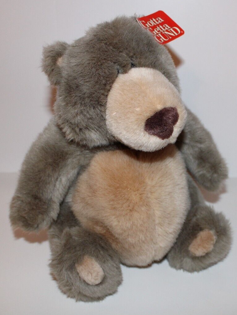 4 Gund Teddy Bears Plush Growler 15", Aliwishes, Netty, 9" Bradley 6477 ...