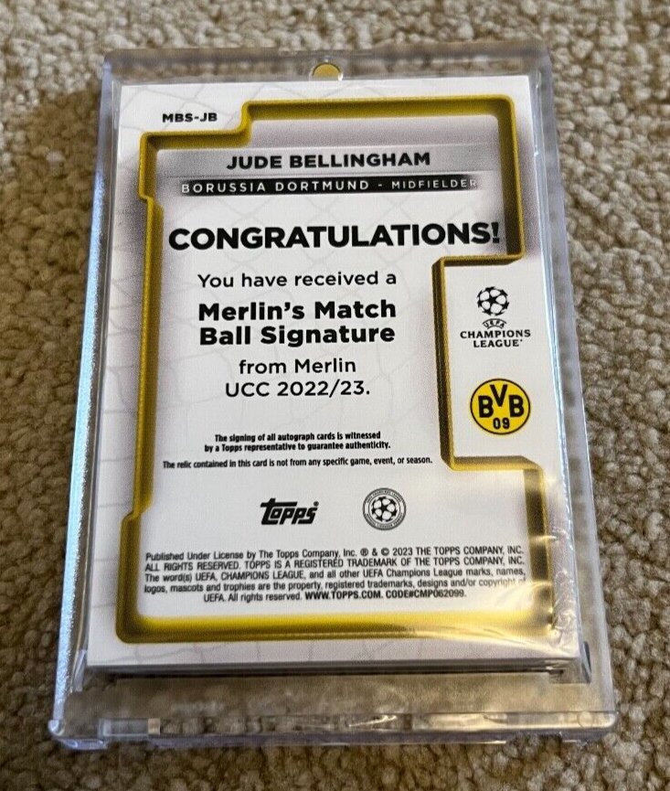 2022-23 Topps Merlin UEFA Club Competitions - Merlin's Match Ball ...