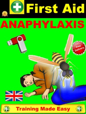 UK Anaphylaxis Aware First Aid Epi Jext Emerade Pen Use Health & Safety ...