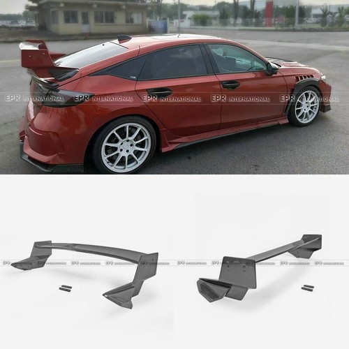 For Honda Civic Hatchback FL5 Rear Trunk GT Spoiler Wing Carbon Fiber ...
