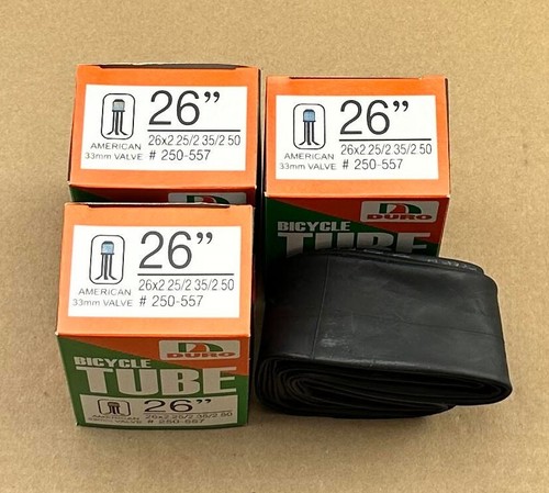 4- 26X2.25 /26x2.30 /26x2.50 BICYCLE SCHRADER VALVE MTB BIKE DURO INNER ...