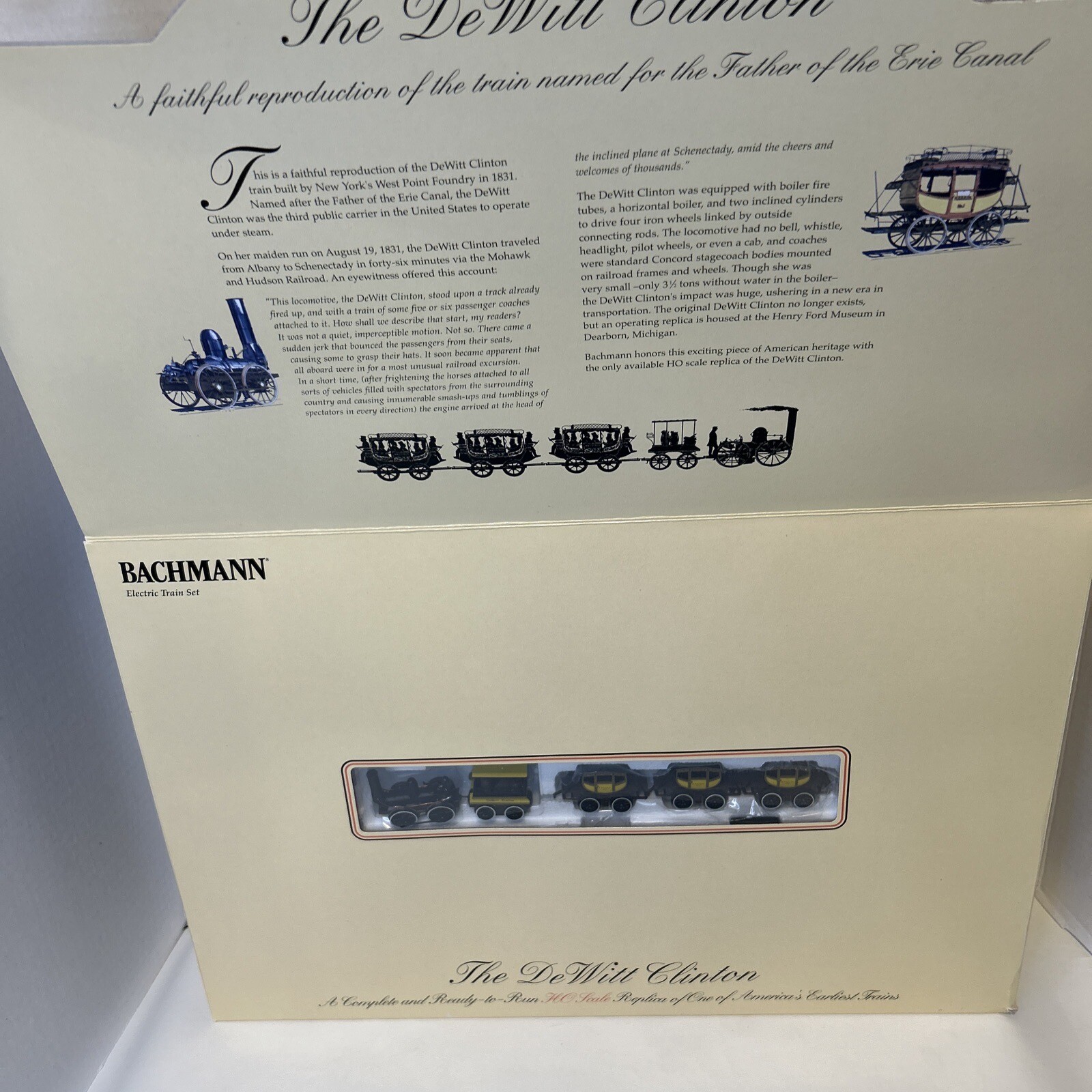 Bachmann Trains The DeWitt Clinton Ready-to-Run HO Train Set for sale ...