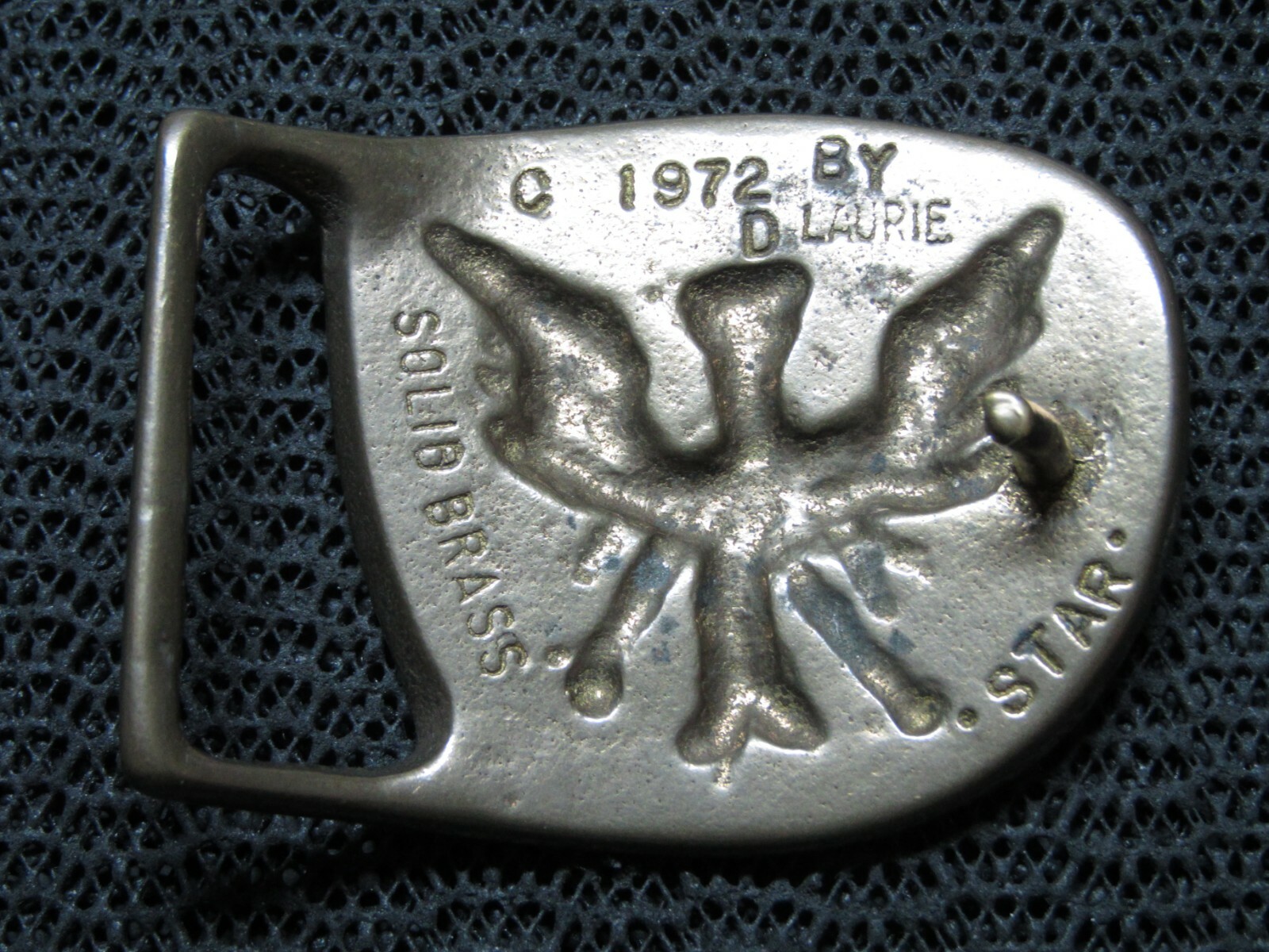 1703 PHEONIX EAGLE BRASS HIPPIE BELT BUCKLE! VINTAGE! RARE! DUNCAN ...