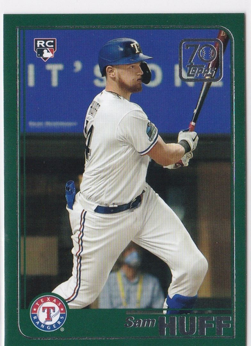 2021 Topps 70 Years Rookie Sam Huff #70YT-51 Texas Rangers | eBay