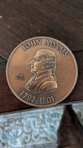John Adams 1797-1801 commemorative tokens (5) | eBay