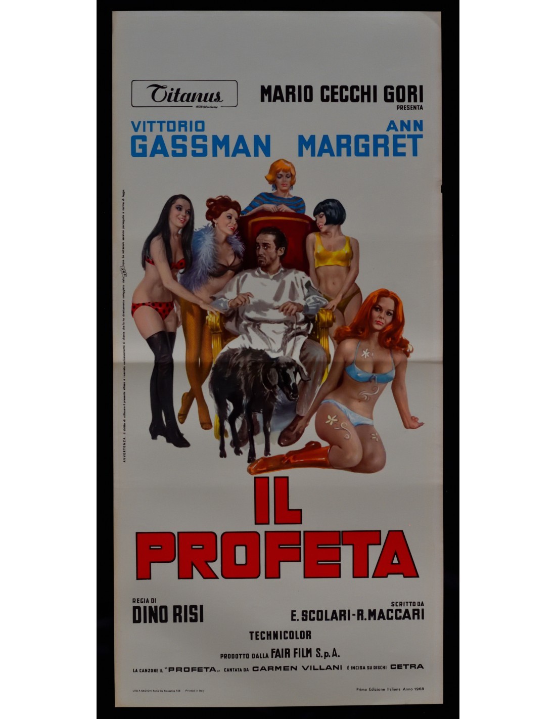 Poster The PROPHET Gassman Dino Risi Ann Margret B366 | eBay