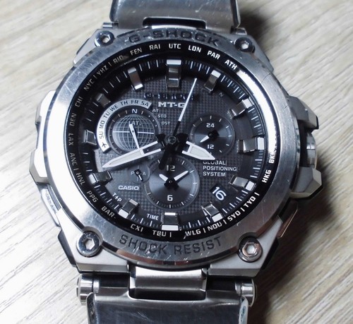 Casio G Shock MTG G1000D 1AJF Radio Wave Solar Dual Coil Motor Sapphire ...