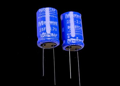 2 (Two) Maxwell BoostCap 25F 2.7VDC Super Supercap Ultra Ultracap ...