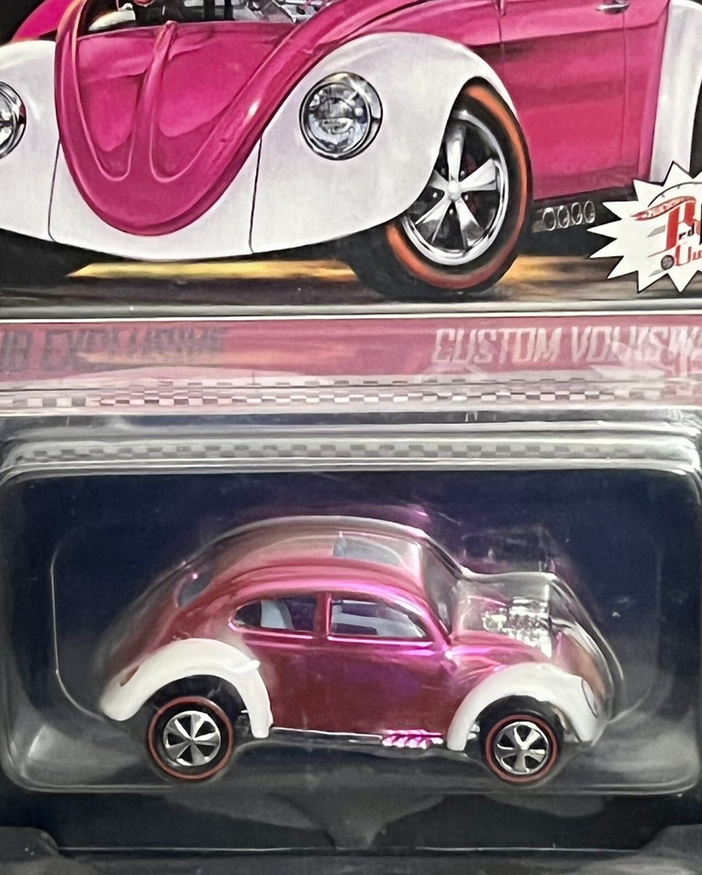 Hot Wheels RLC 2019 Custom Pink Volkswagen Beetle Bug Party Exclusive ...