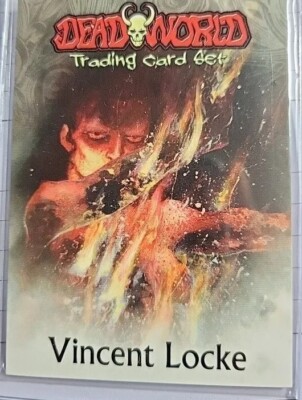 DEADWORLD TRADING CARDS VINCENT LOCKE FOLD OUT Z-CARD DZ-VL2 SAN DIEGO ...