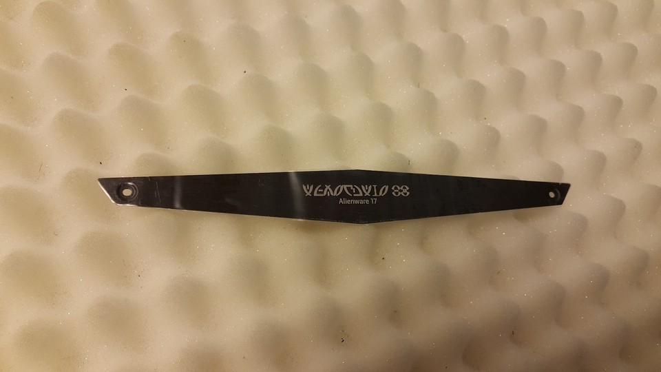 New Alienware 17 Sign Cover Plate, Nameplate - GXG5F | eBay