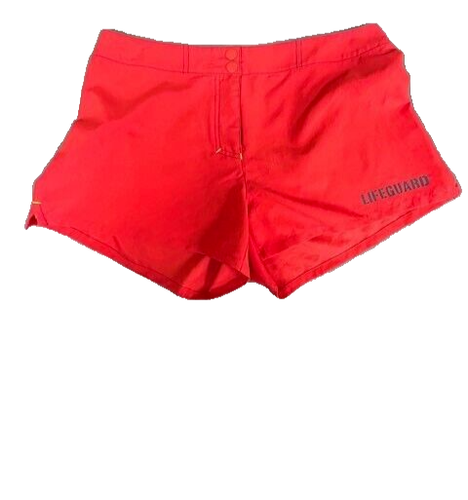 Speedo Swim Trunks Lifeguard Red with Waterproof Pocket Size 6 | eBay