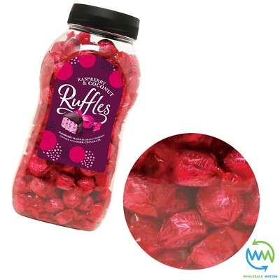 Jameson's RASPBERRY & COCONUT RUFFLES Candy Retro DARK CHOCOLATE CREAMS ...