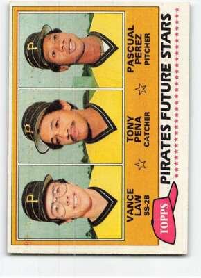 1981 Topps #551 Vance Law/Tony Pena/Pascual Perez EX/NM RC Rookie Pira ...