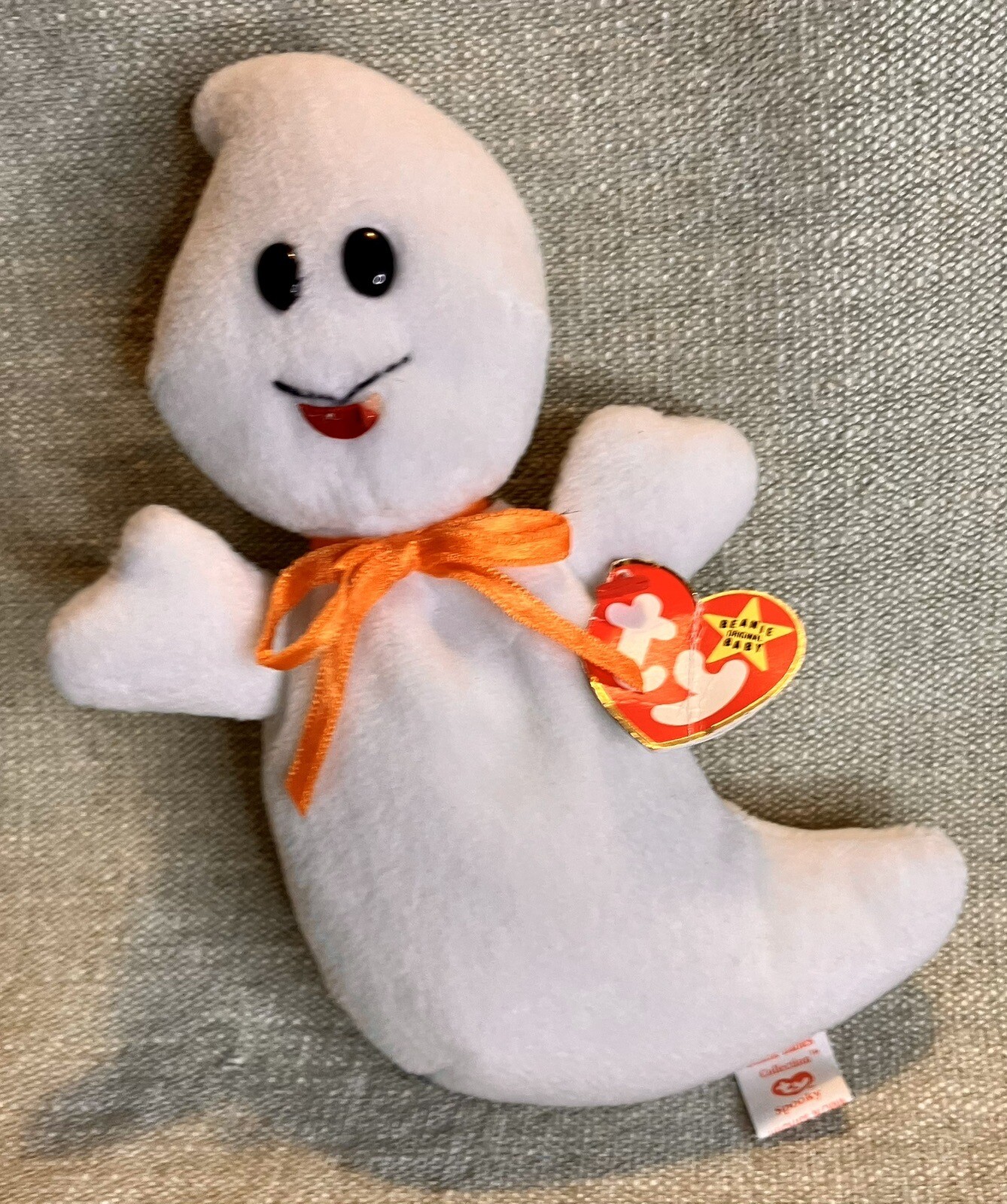Vintage 1995 Spooky the Halloween Ghost Plush Stuffed Animal Toy Ty Beanie Baby | eBay