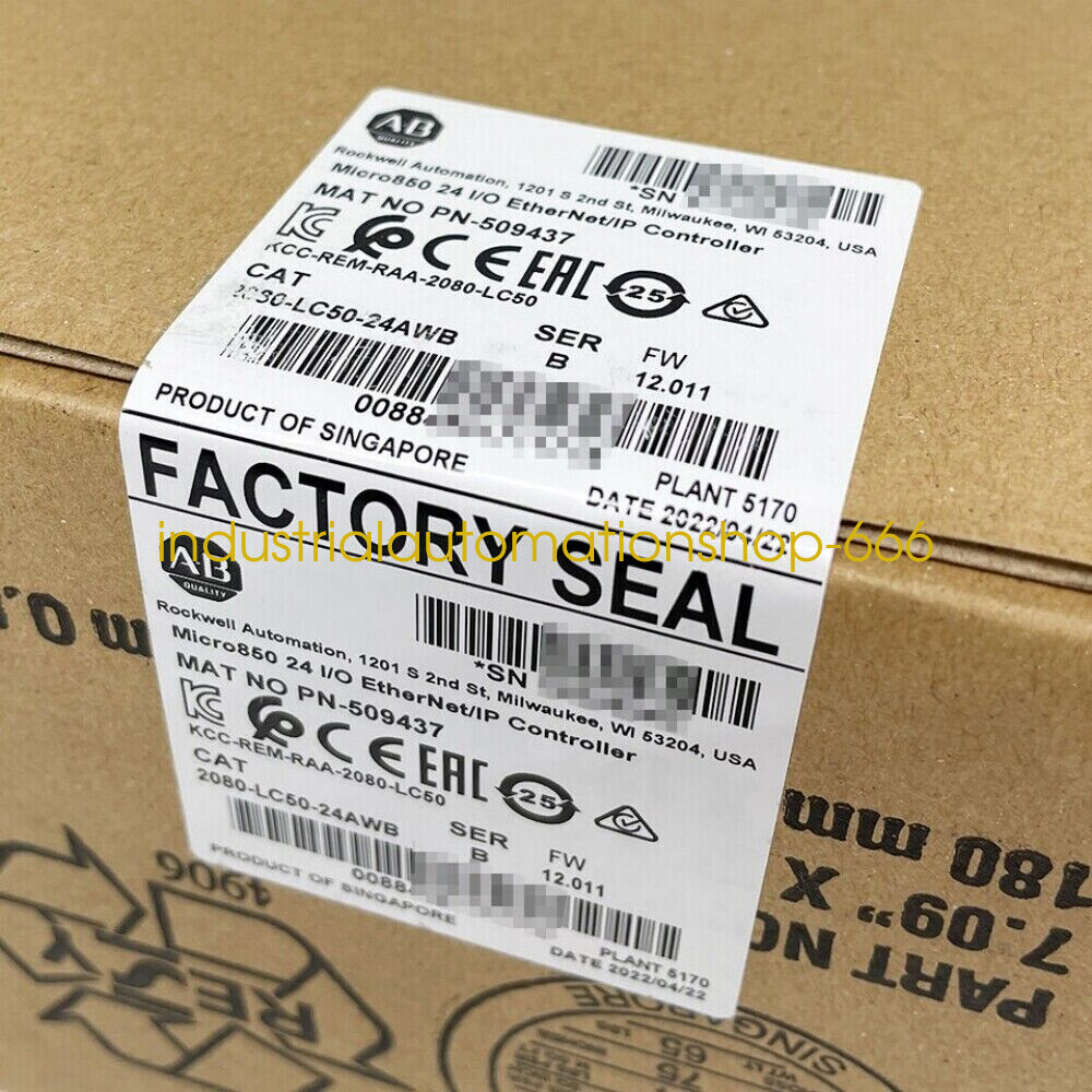 1PC NEW 2080-LC50-24AWB Micro850 EtherNet/IP Controller Via DHL or ...