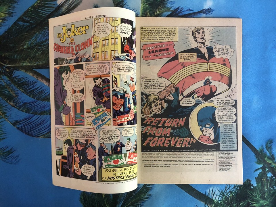 JUSTICE LEAGUE OF AMERICA - GIANT #142 - F , #163- VF, DC COMICS - LOT ...