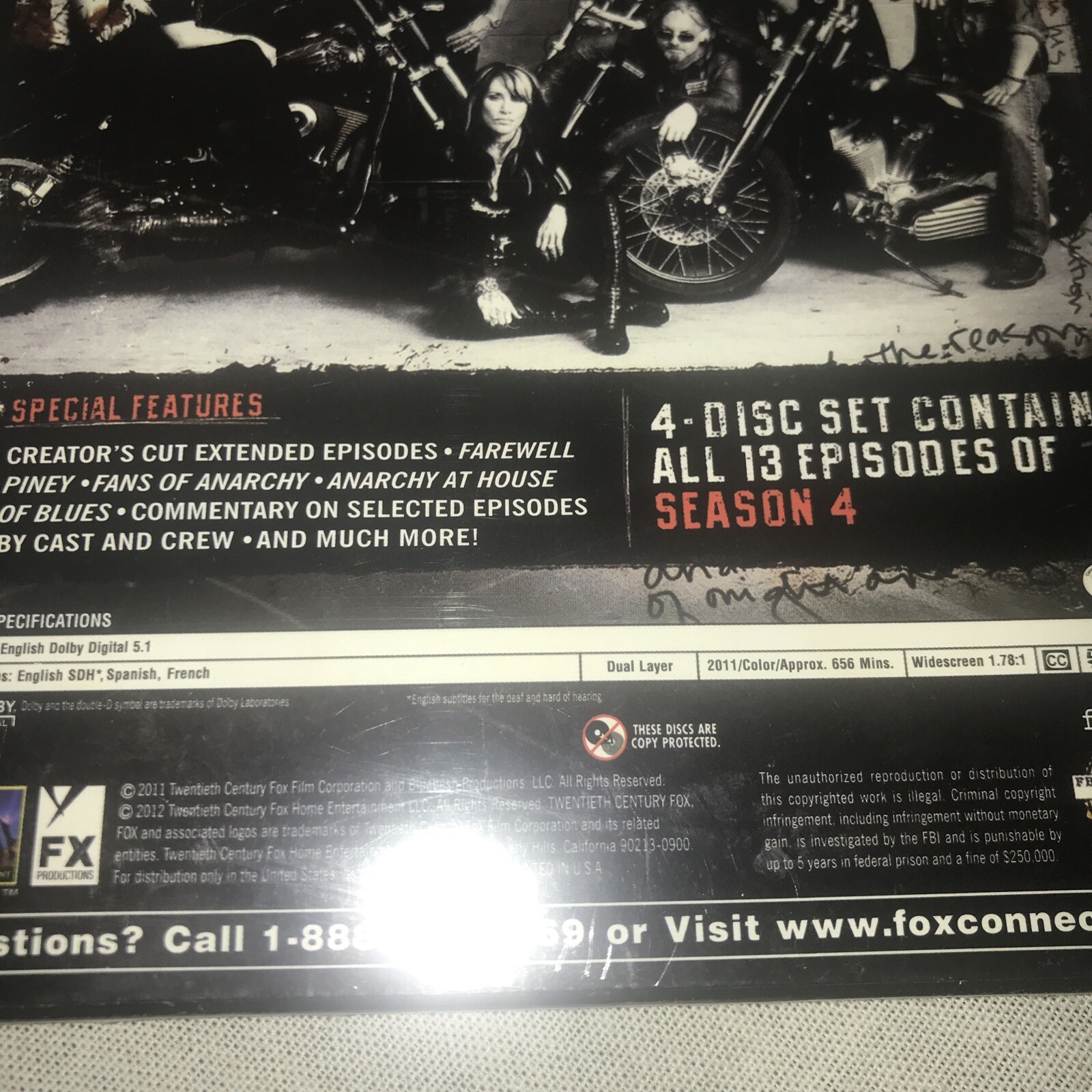 Sons of Anarchy: Season 4 (DVD) 24543784937 | eBay