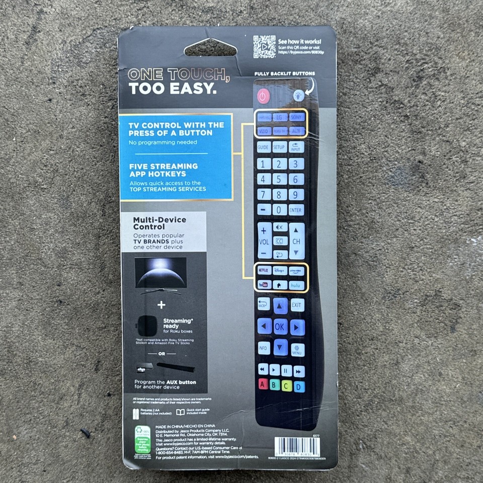 UltraPro One Touch Instant Pairing Replacement Remote Pre-Programmed ...