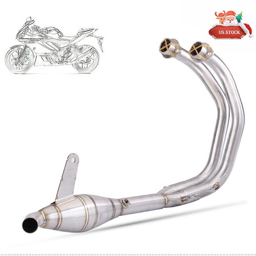 Modified Exhaust For Yamaha YZF R3 MT-25 Connected Header Front Pipe ...