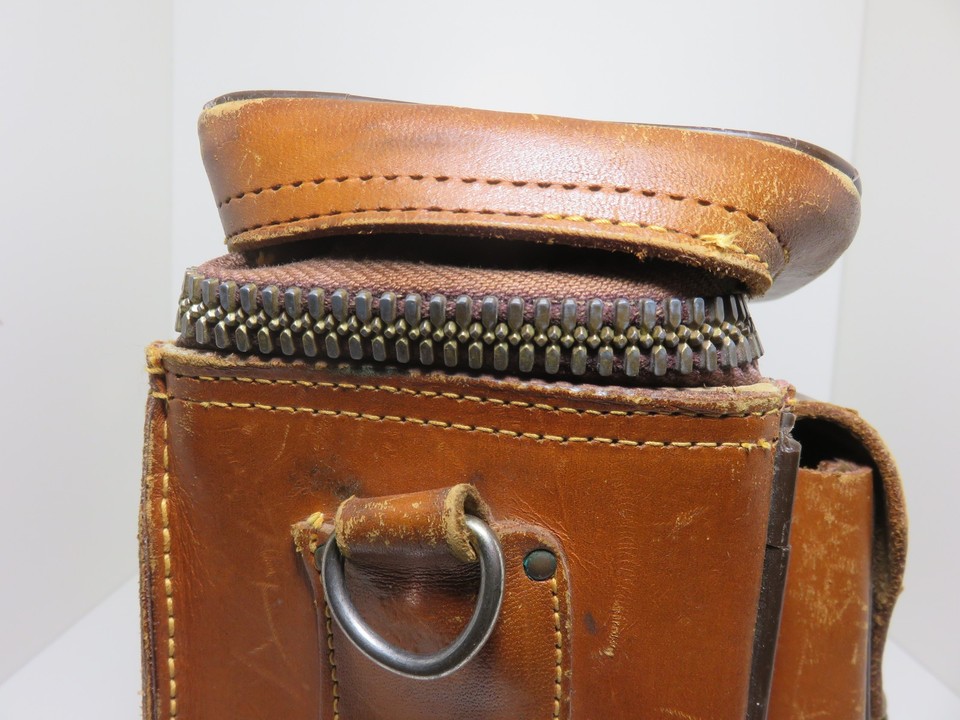Vintage Perrin California Brown Leather Camera Hip Bag Case No. 701 ...