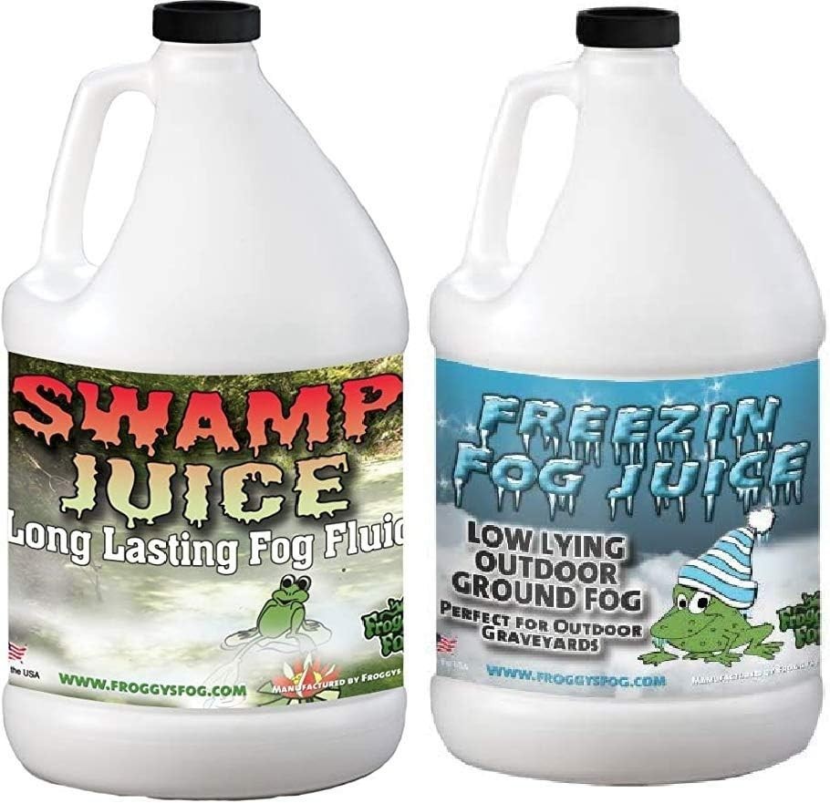 Ultimate Fog Fluid Bundle - 2 Gallons of Swamp Juice & Freezin Fog ...