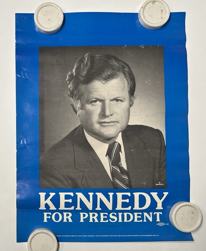 Vintage Original 1980 Ted Kennedy For President Political Campaign ...