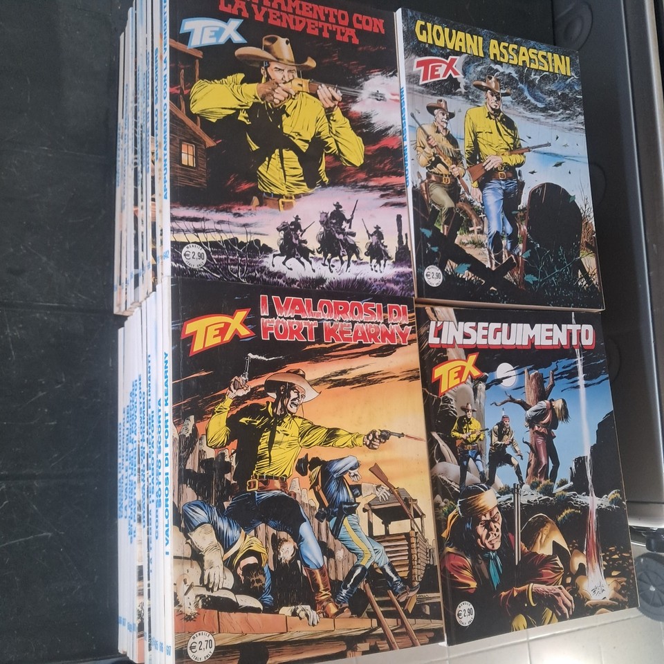 Lot Of 48 Tex Comics In Excellent Condition Sergio Bonelli Editore | eBay