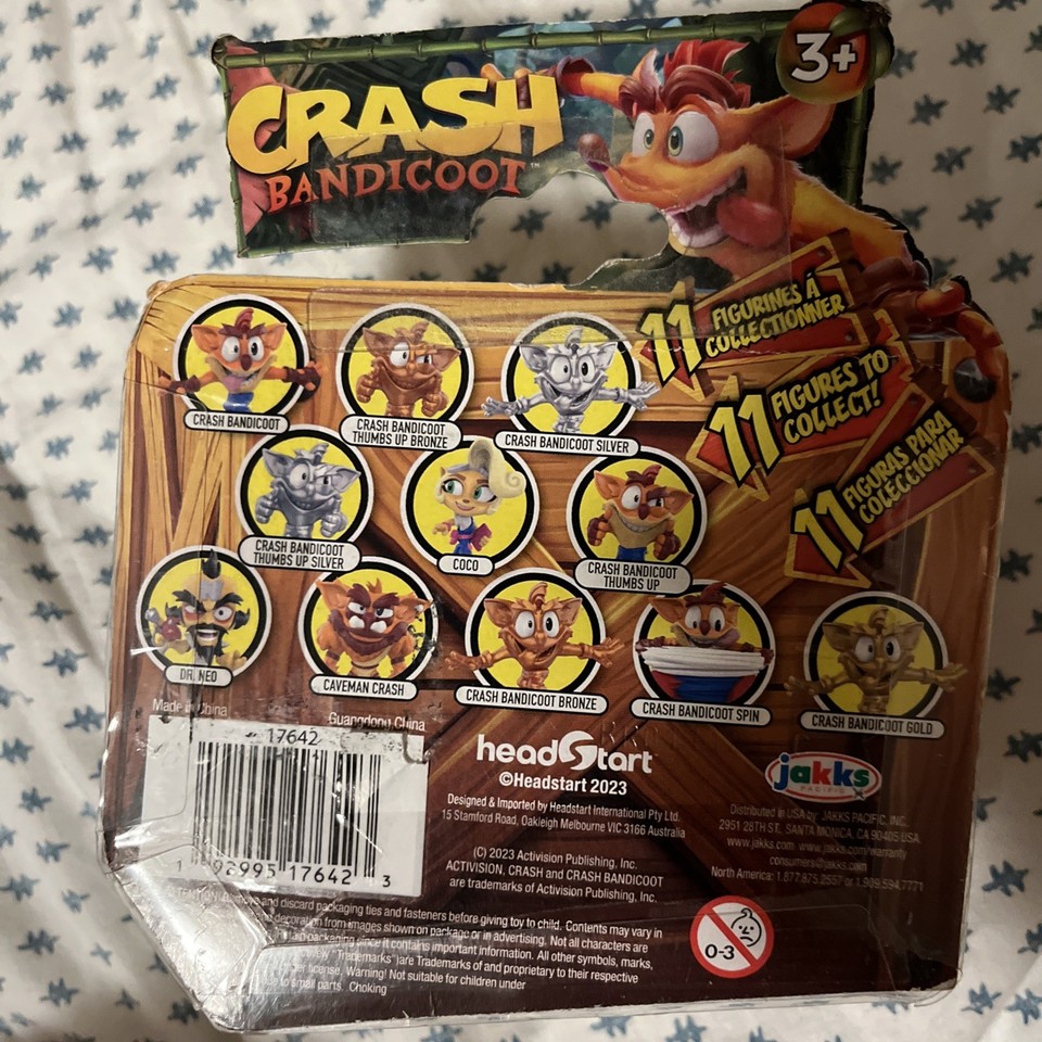 Crash Bandicoot Spin 3" Jakks Figure | eBay UK